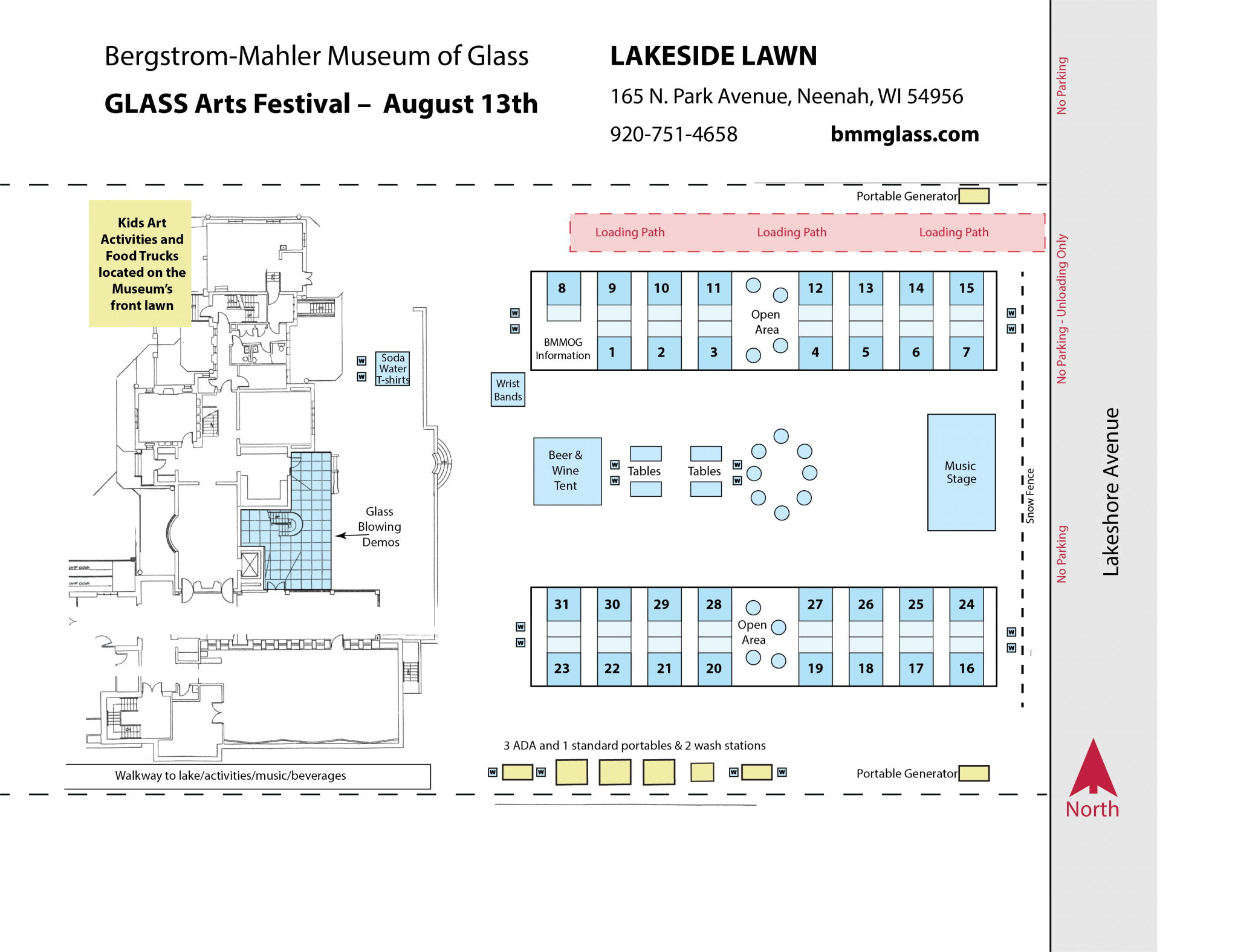 Bergstrom-Mahler Museum of GlassGLASS map for program | Bergstrom ...