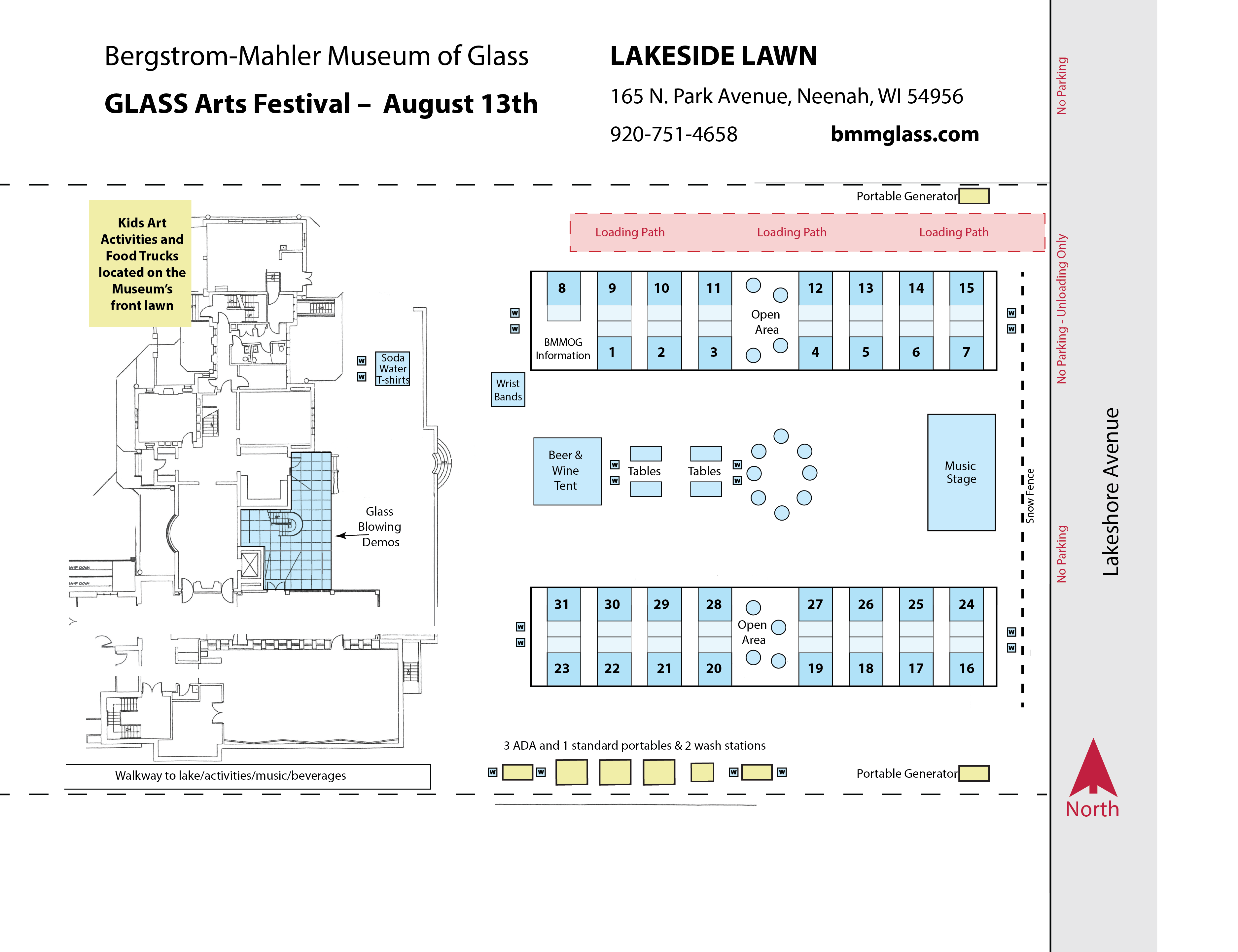 Bergstrom-Mahler Museum of GlassGLASS map for program | Bergstrom ...