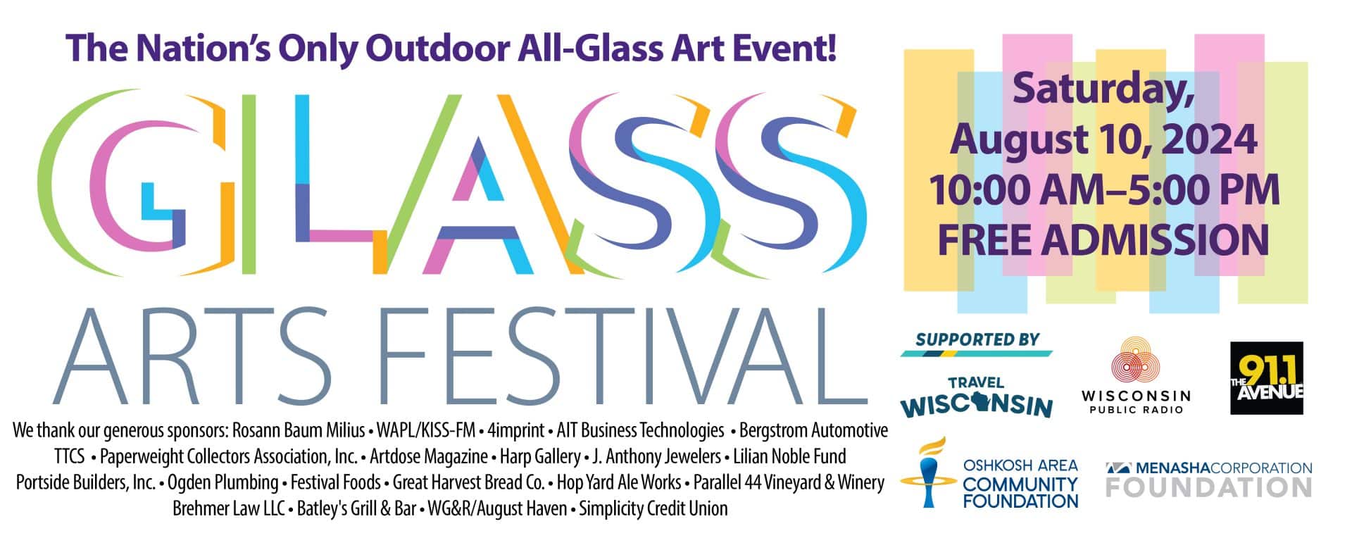 Bergstrom-Mahler Museum of GlassGLASS Arts Festival 2024 | Bergstrom ...